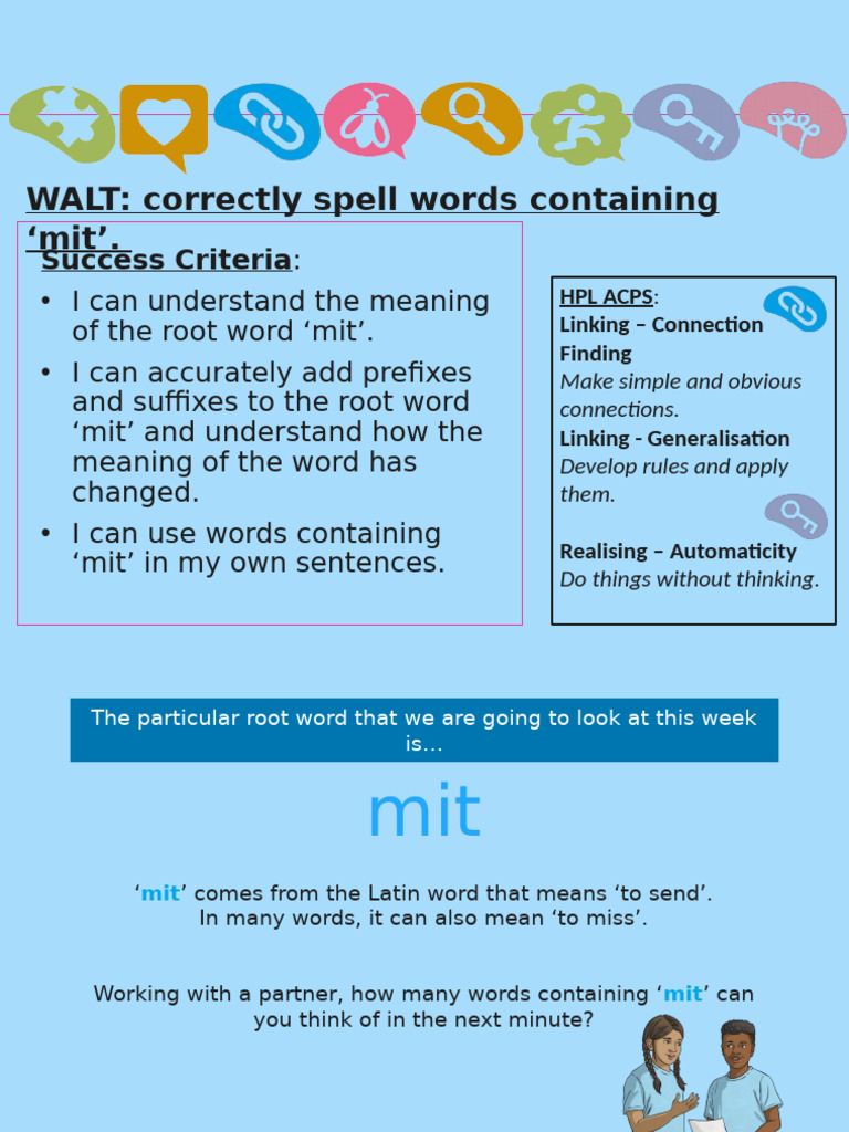 Understanding the Root 'Mit' in Words | PDF | Linguistics | Language ...