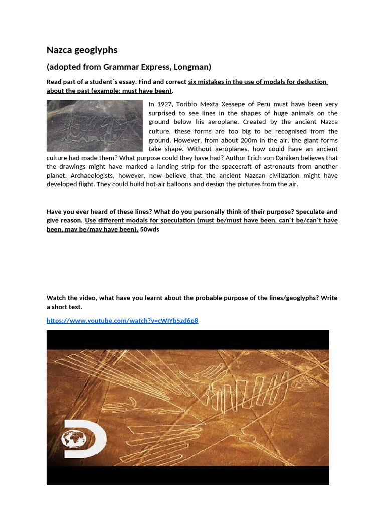 Nazca Geoglyphs Zenger | PDF