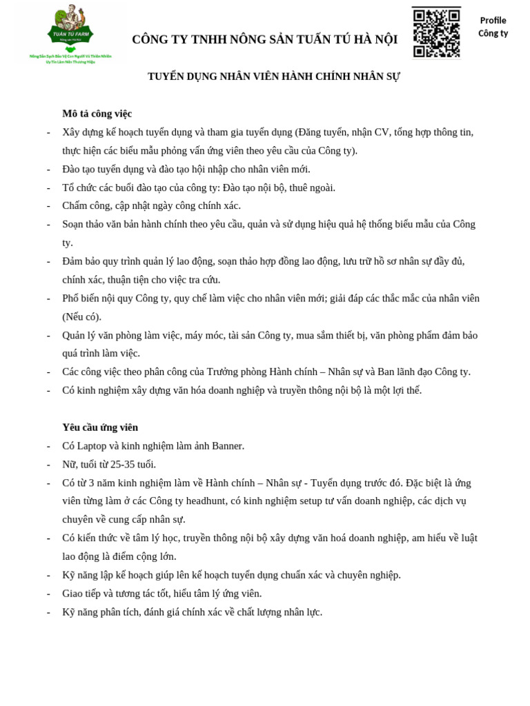 MTCV Hành Chính Nhân S T NG H P | PDF