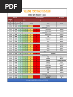 Toastmasters 675C Grammarian Script and Log A4 PDF | PDF