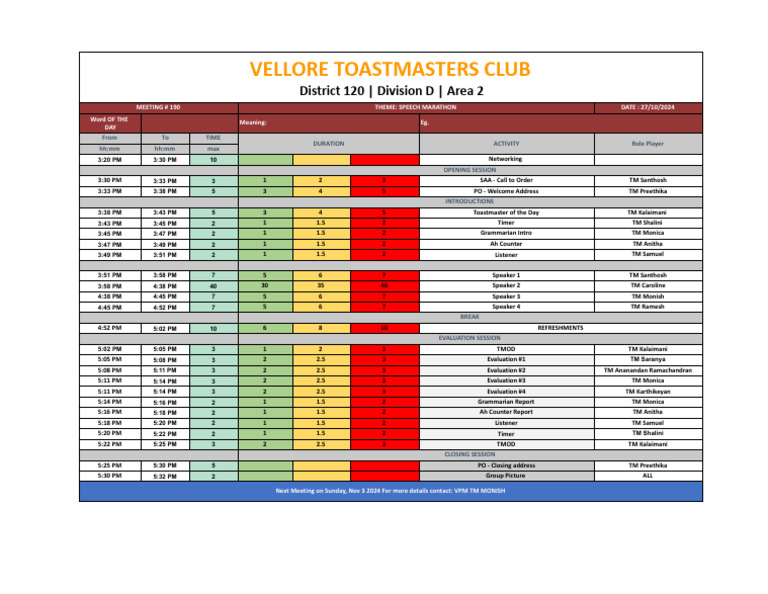 VTC Agenda 190 | PDF