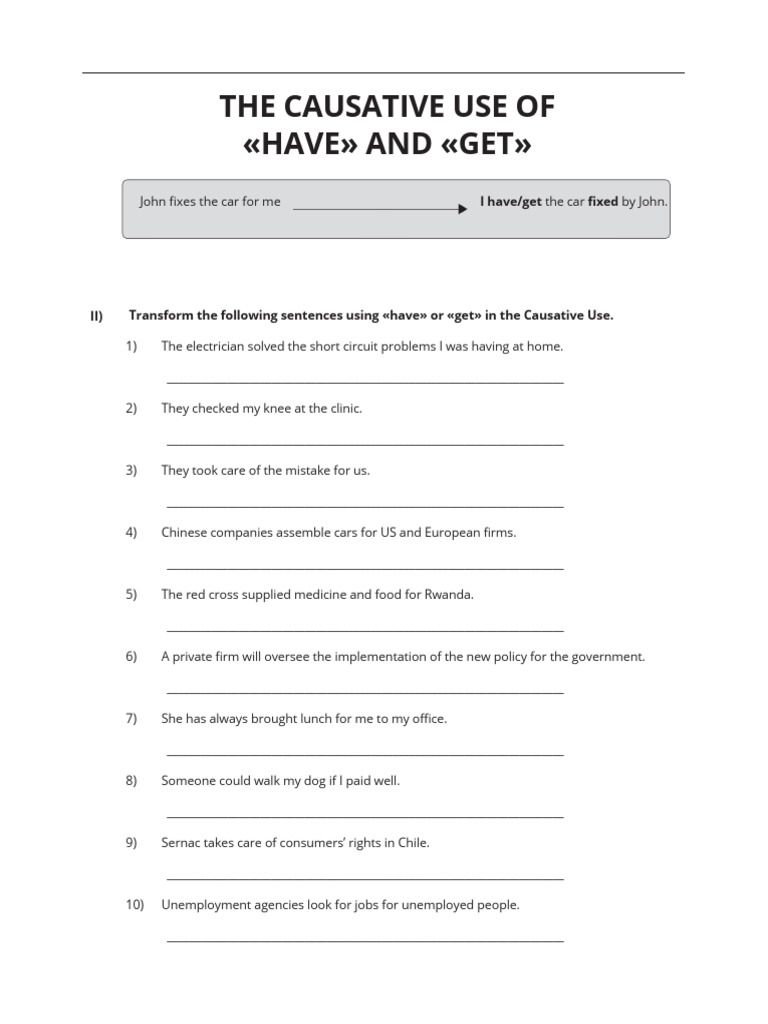 Causative 1 PDF | PDF