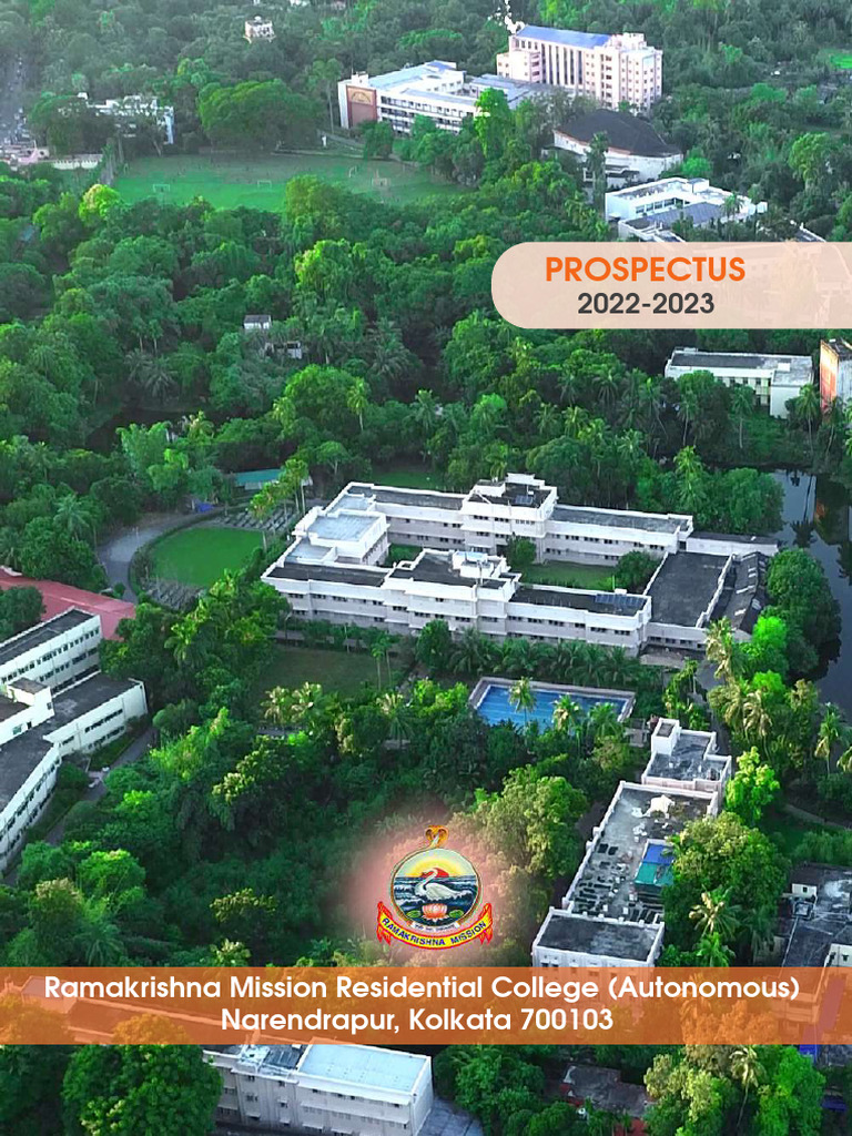 RKMRC Prospectus 2022 23 | PDF | Academia