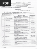 Indian Order of Precedence | PDF | Government Of India | Commissioner