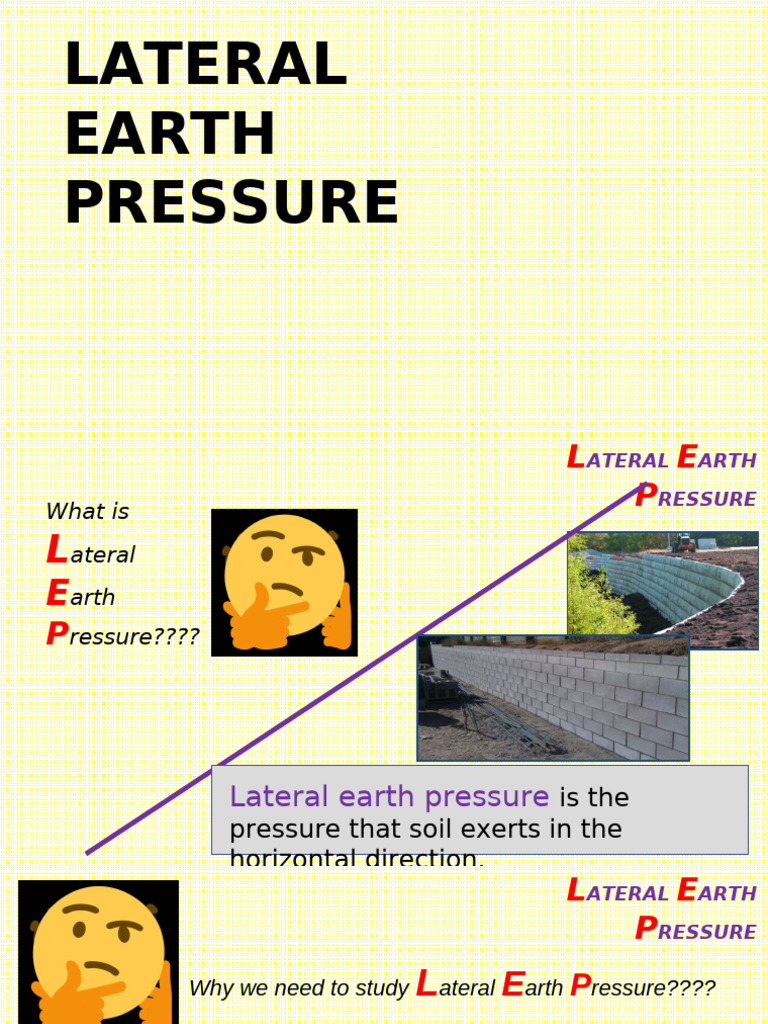 Understanding Lateral Earth Pressure | PDF | Solid Mechanics | Materials
