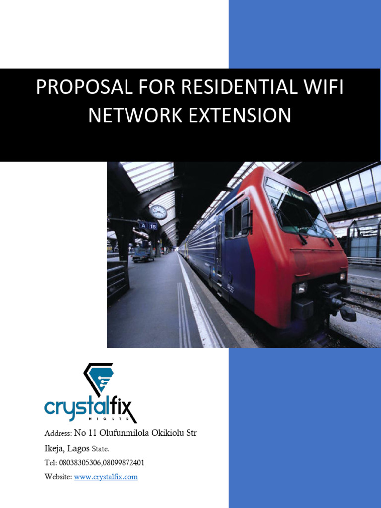 Proposal For Residential Wifi Network Extension | PDF | Wireless Access Point | Computer Network