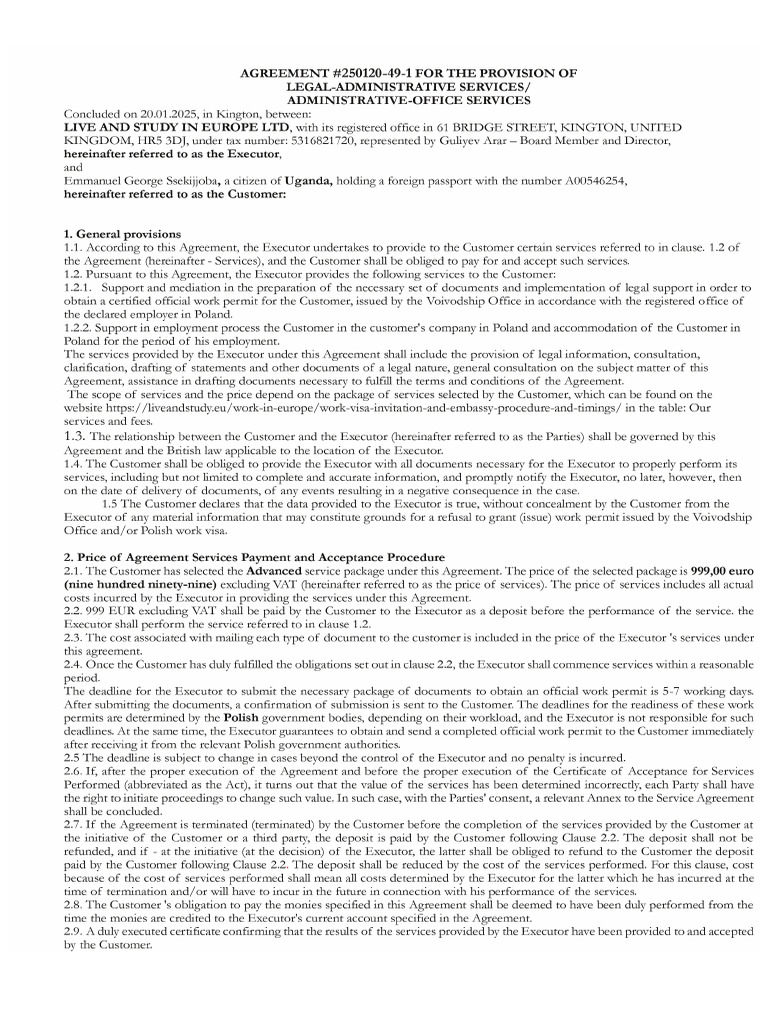 EMMANUEL Scanned Contract | PDF