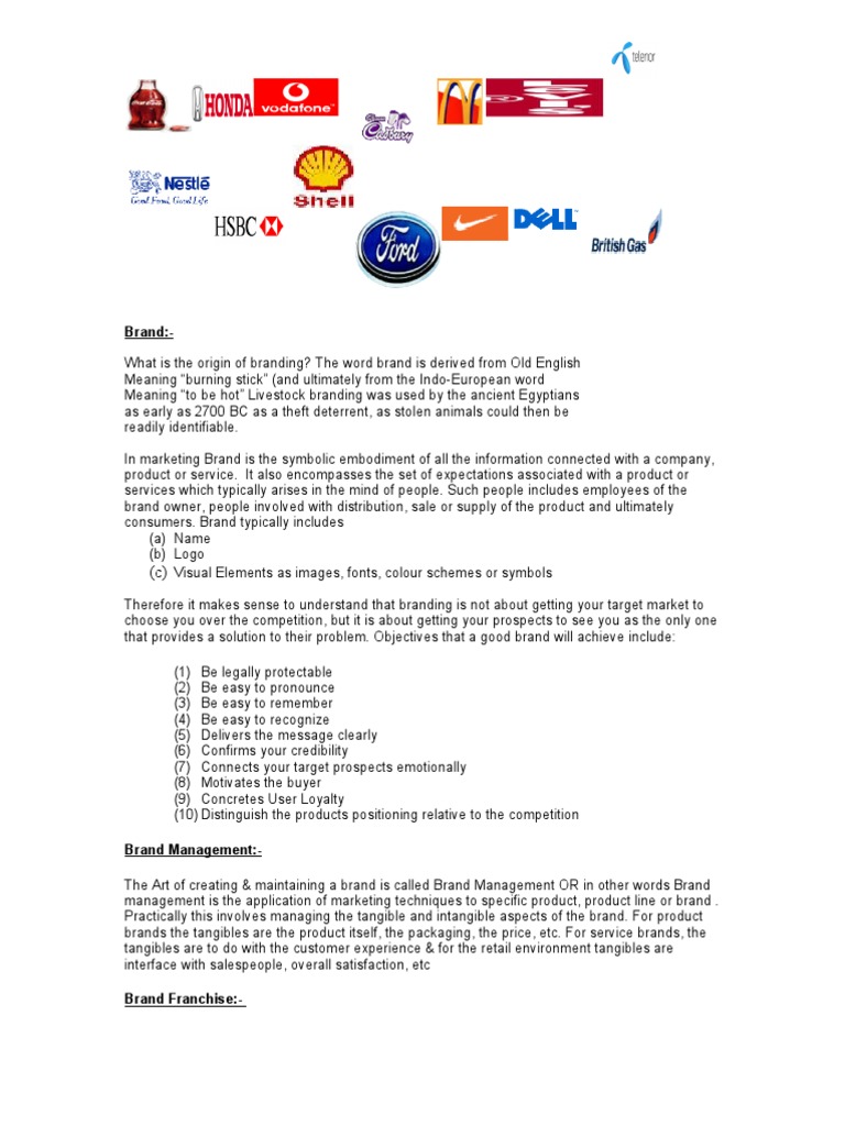 Brand | PDF | Brand | Advertising