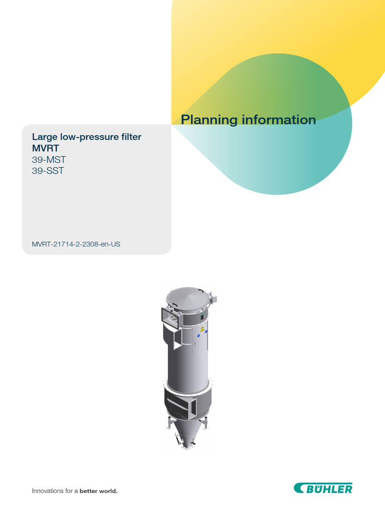 MVRT Large Low-Pressure Filter | PDF | Filtration | Mechanical Engineering