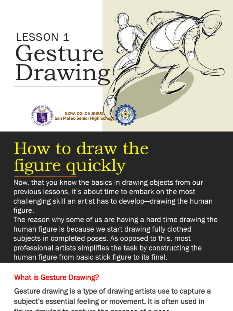 Gesture Drawing for Art Students | PDF | Drawing | Weight