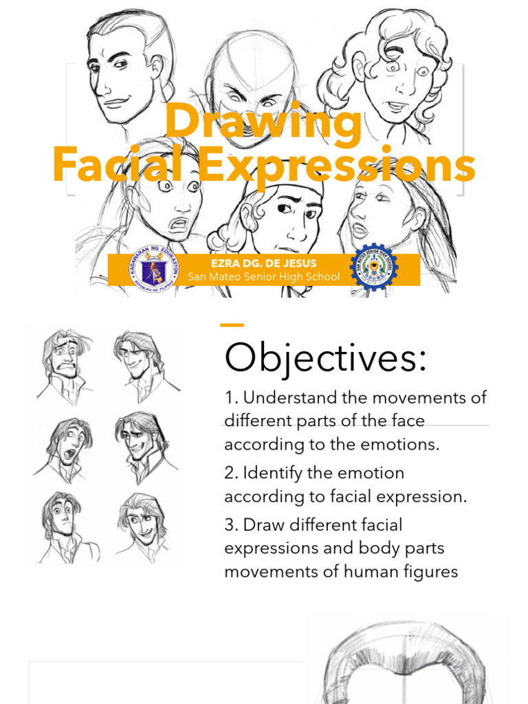 Drawing Facial Expressions | PDF | Frown | Smile