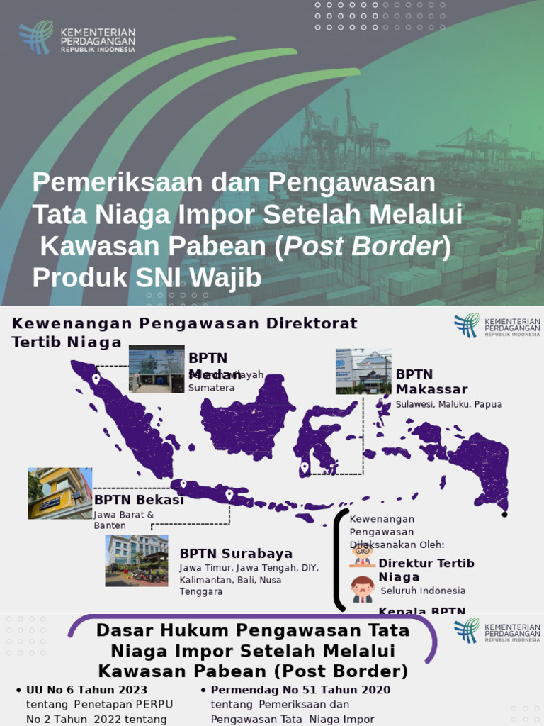 Power Point Pengawasan Post Border SNI Wajib | PDF