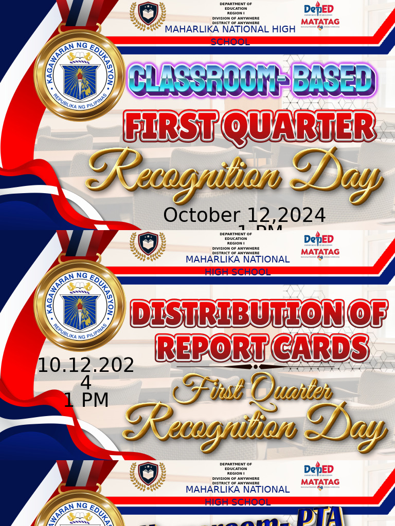 Maharlika High School Event Notice | PDF