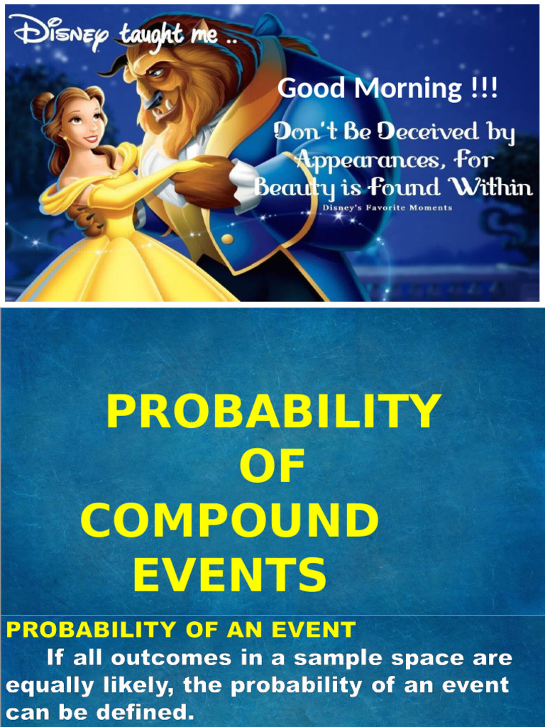 Probability of Compound Events (5 Files Merged) | PDF | Set ...