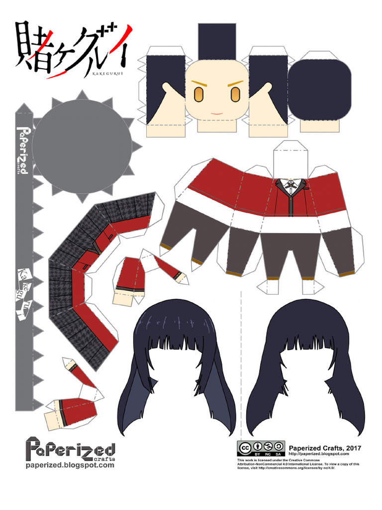 Kakegurui Yumeko Jabami Papercraft | PDF
