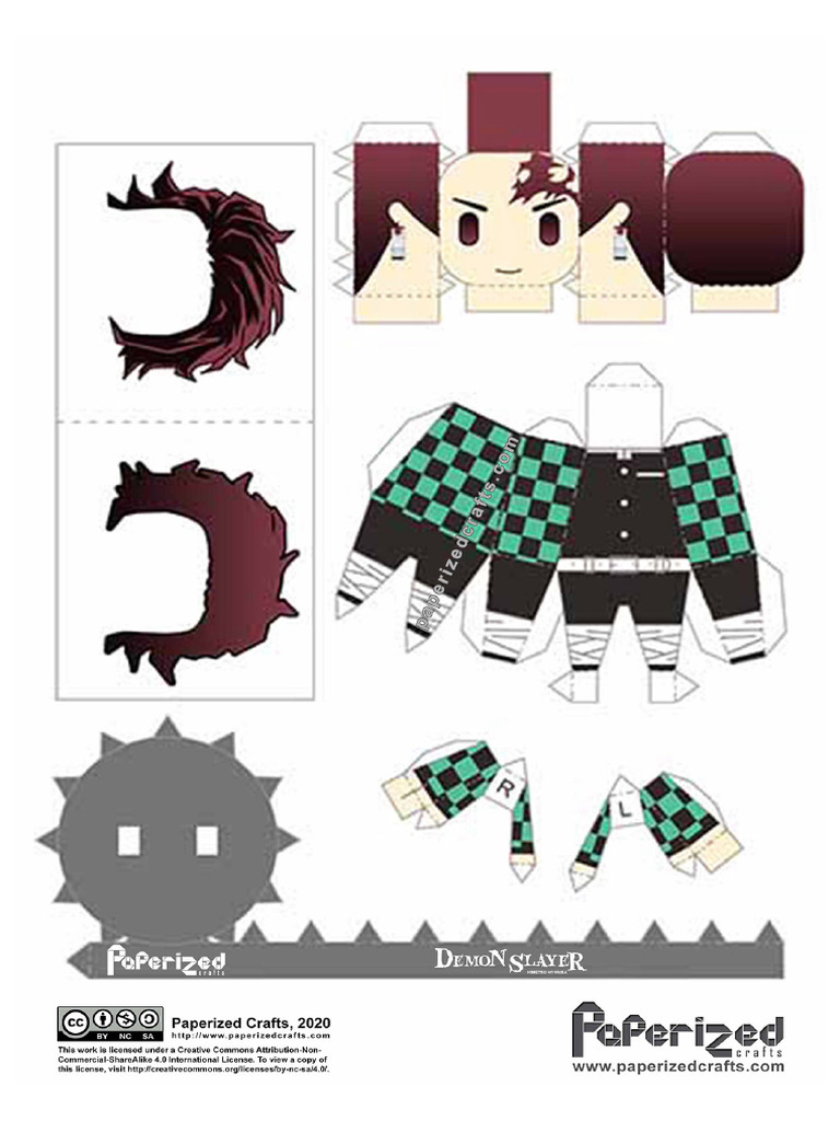 Demon Slayer Tanjiro Kamado Paperized | PDF