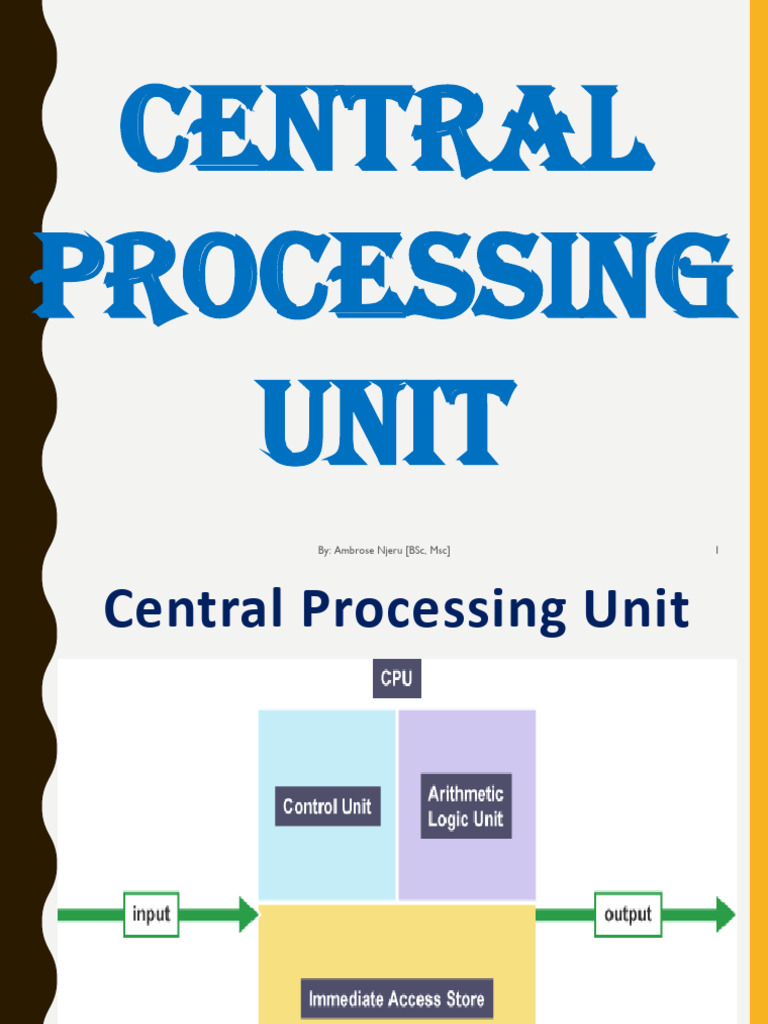 Central Processing Unit | PDF | Central Processing Unit | Logic Gate