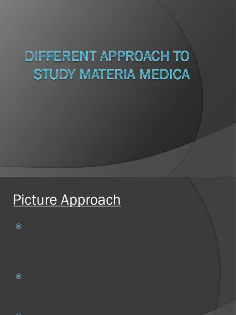Materia Medica | PDF