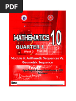 Math 10 Q1 Answer Key | PDF | Mathematical Concepts | Teaching Mathematics