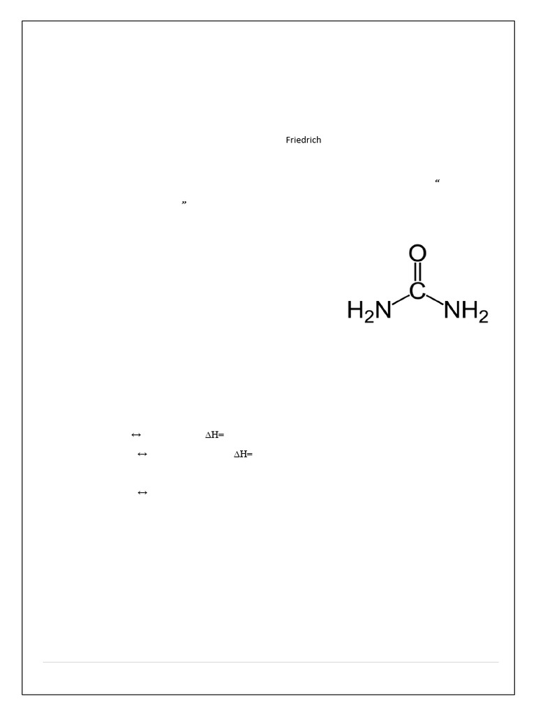 urea-1 | PDF | Urea | Chemical Reactions