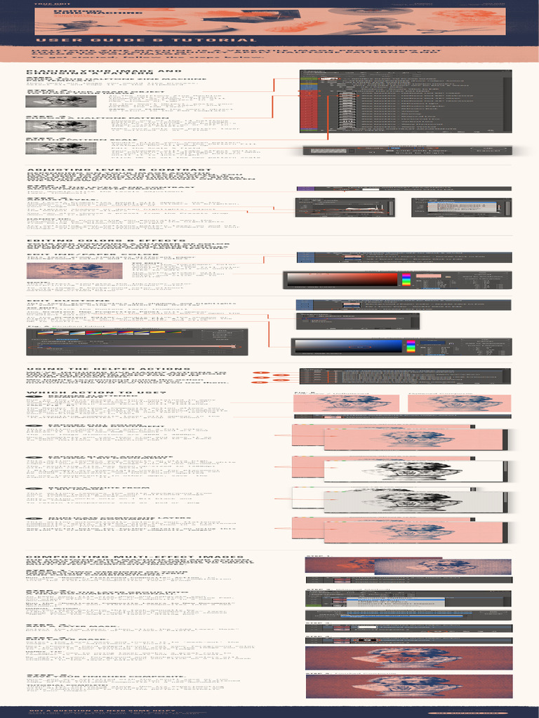 Halftone Zine Machine User Guide | PDF | Adobe Photoshop | Graphic Design