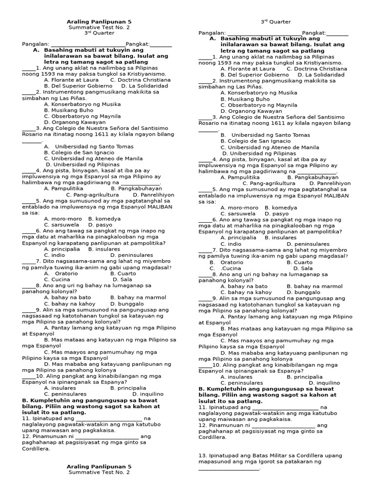 Q3 Ap5 Quiz3 | PDF