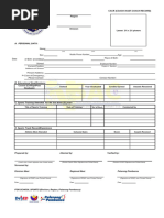 PNP Physical Fitness Test Form 2025 | PDF