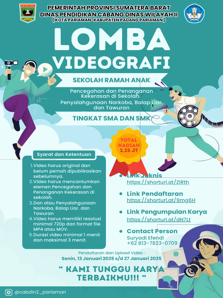 Flyer Lomba Video Singkat Sekolah Ramah Anak | PDF