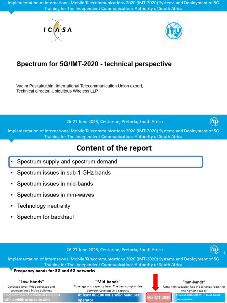 2.1 Spectrum - Technical v1.0 | PDF | Radio Spectrum | Lte ...