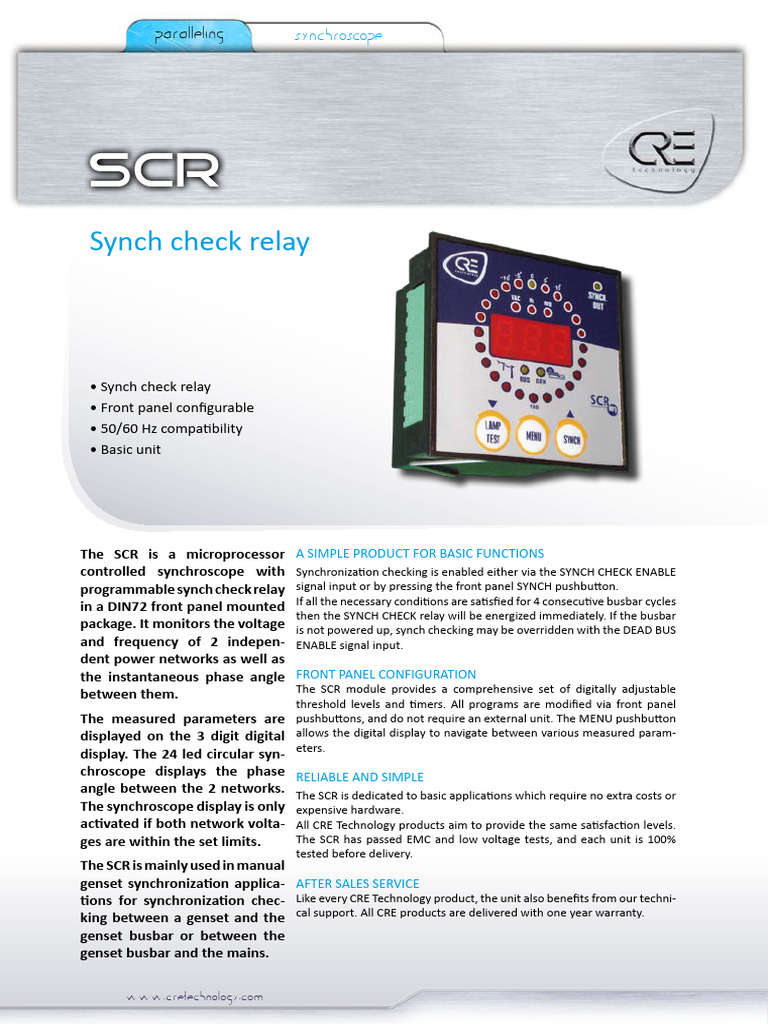54_SCR | PDF | Relay | Alternating Current