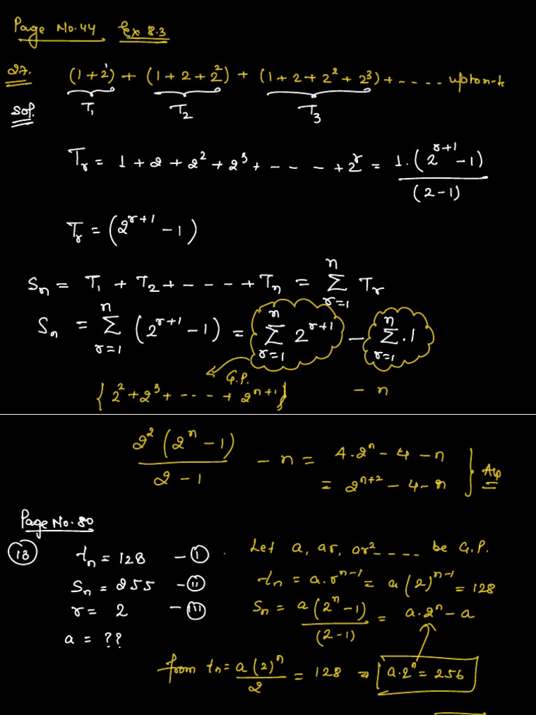 Fr02 Sequence and Series Last Lec | PDF