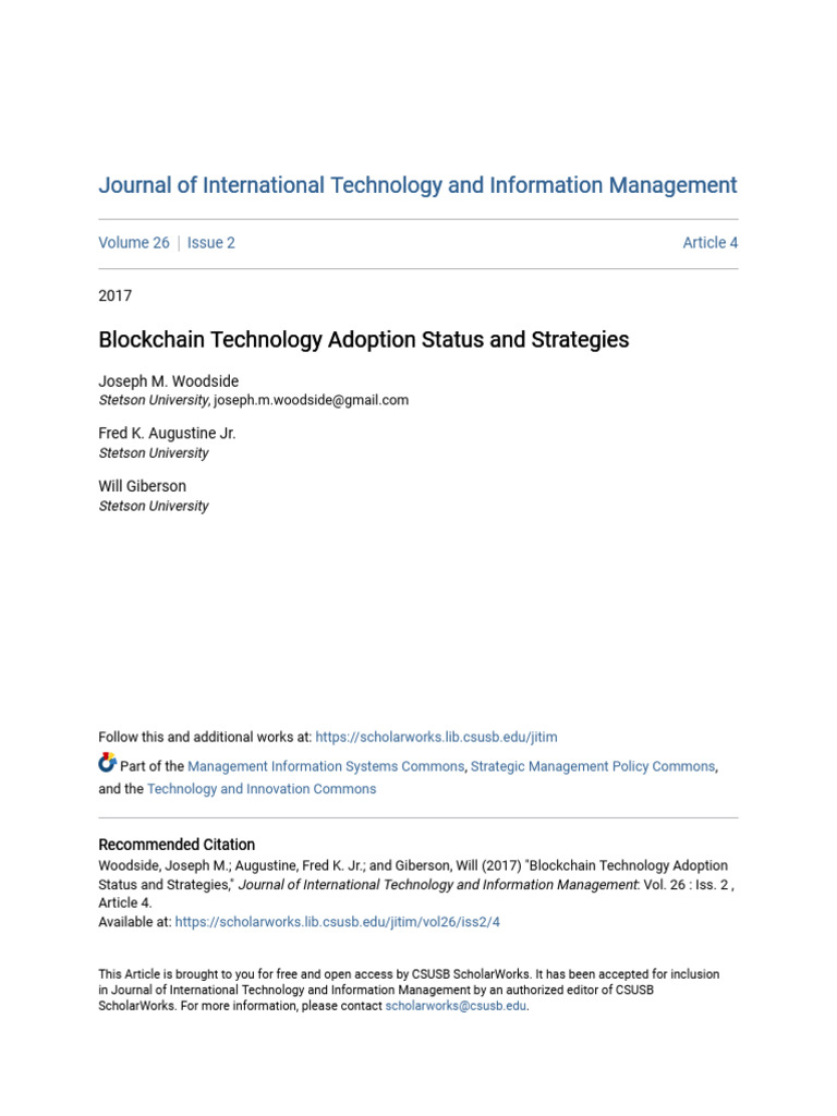 Blockchain Adoption Strategies Explained | PDF | Bitcoin | Cryptocurrency