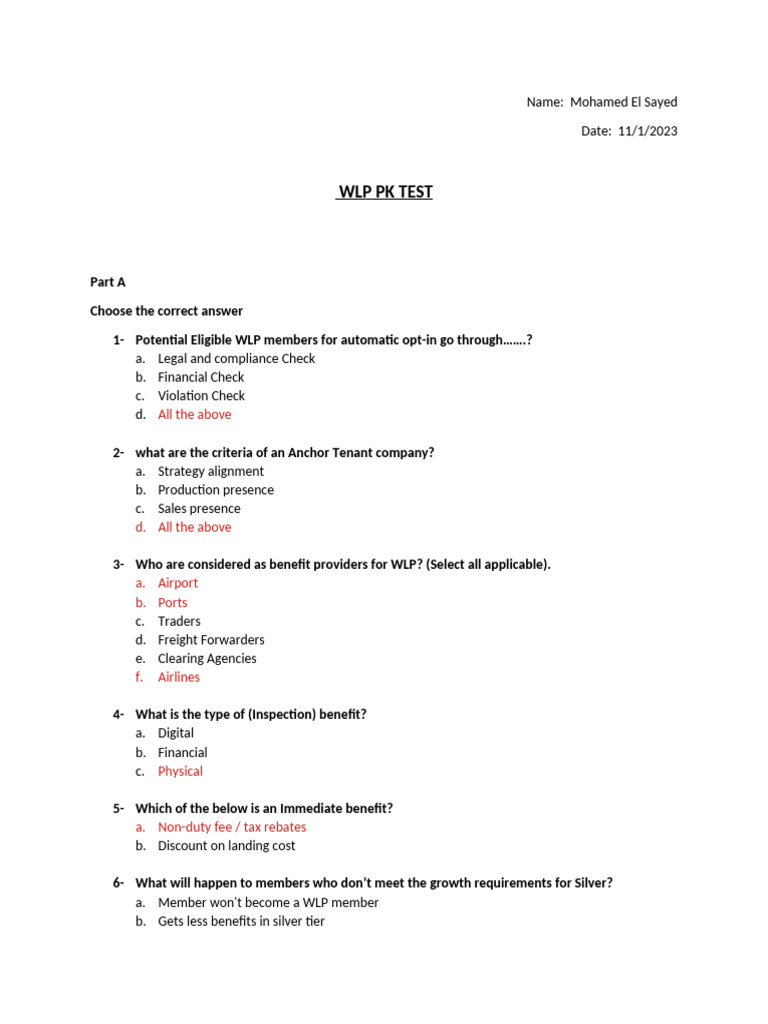 WLP PK TEST - Maha (1) Mohamed | PDF | Password