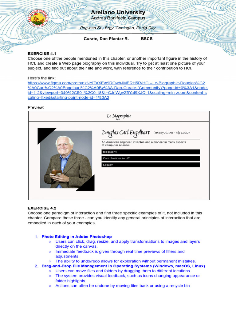 Itc 211 - Exercise 4 - Curate | PDF | Computing | Software