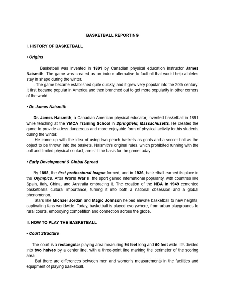 BASKETBALL ? | PDF | Basketball Positions | Sports