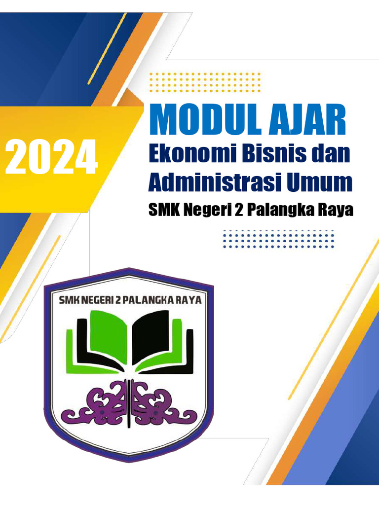 Indah Raya Modul Ajar Ekonomi 1 (Smkn 2 Palangka Raya) Bab 1 | PDF