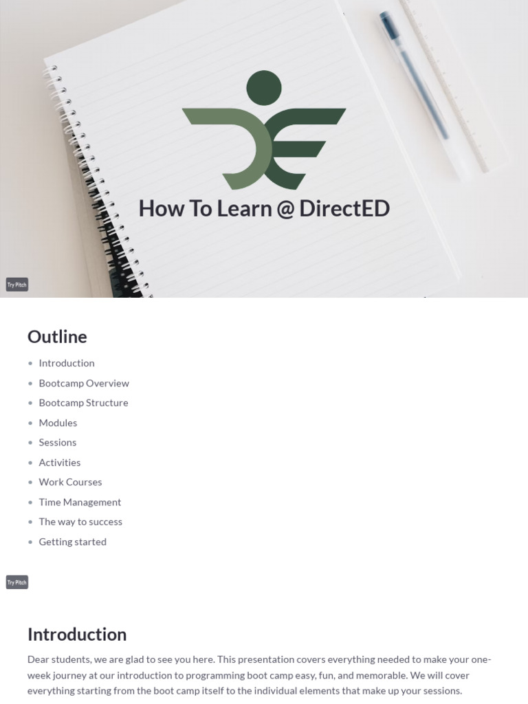How To Learn @ DirectEd | PDF | Learning