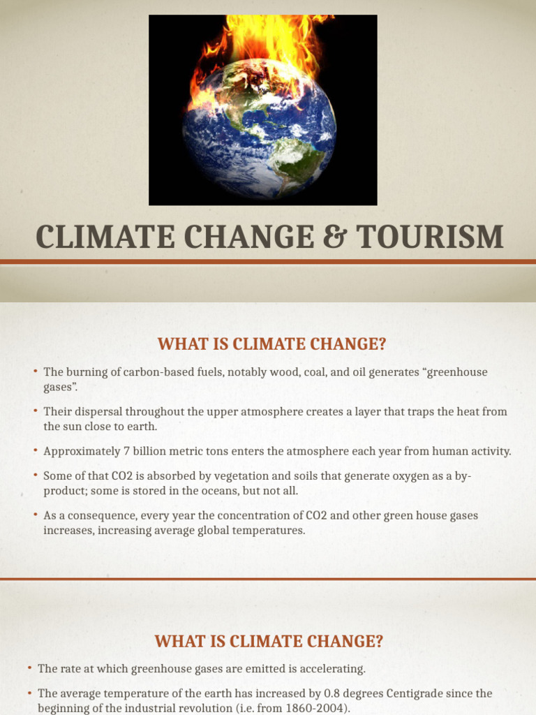 Climate Change Impacts on Tourism | PDF | Climate Change | Climate ...