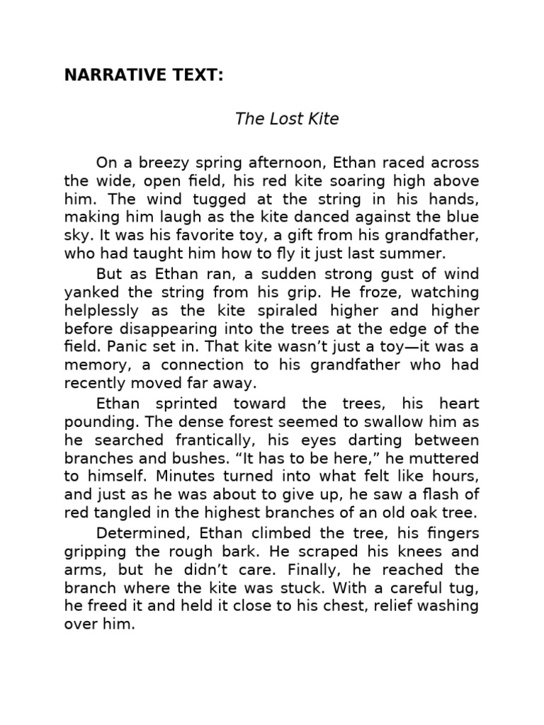 narrative text | PDF | Water Cycle | Water