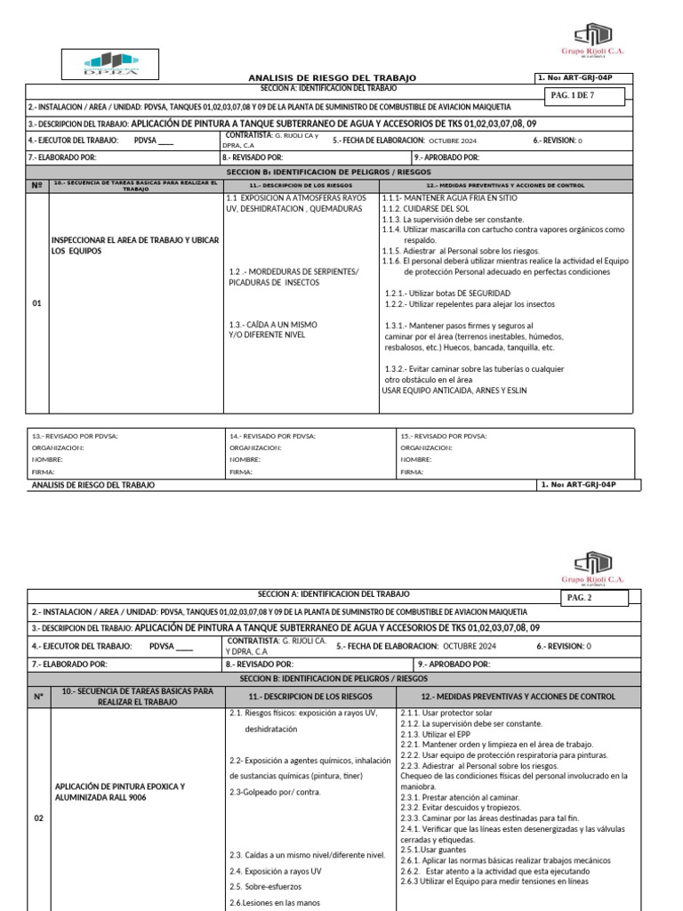 Art-Grj-04p - Aplicacion Pintura TK Aeropuerto | PDF