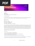 Accenture Offer Letter Sample | PDF
