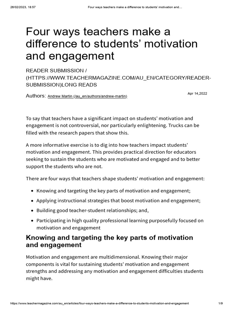 Boosting Student Motivation Strategies | PDF | Motivation | Motivational
