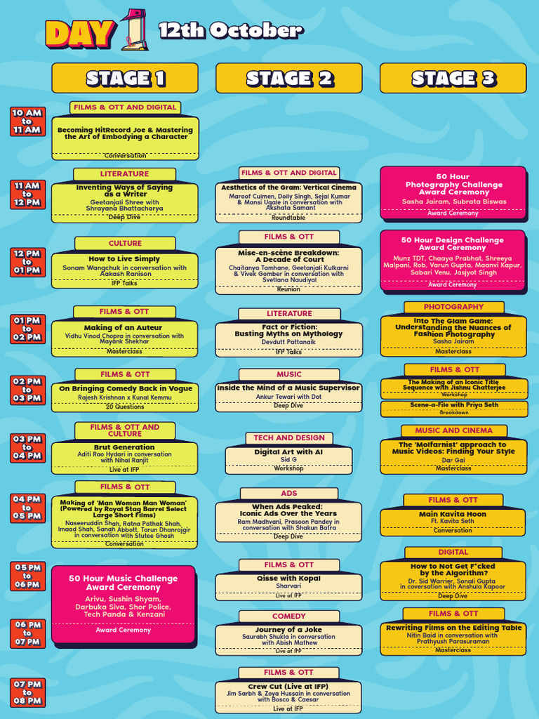 IFP-Festival-Season-14-Schedule-03-oct-2024 | PDF
