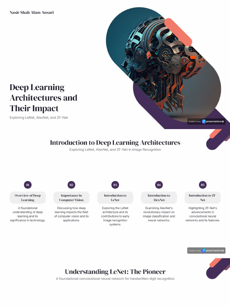 Deep Learning Architectures Presentation | PDF
