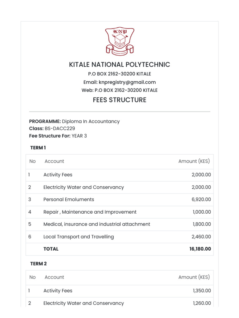 Kitale National Polytechnic | PDF