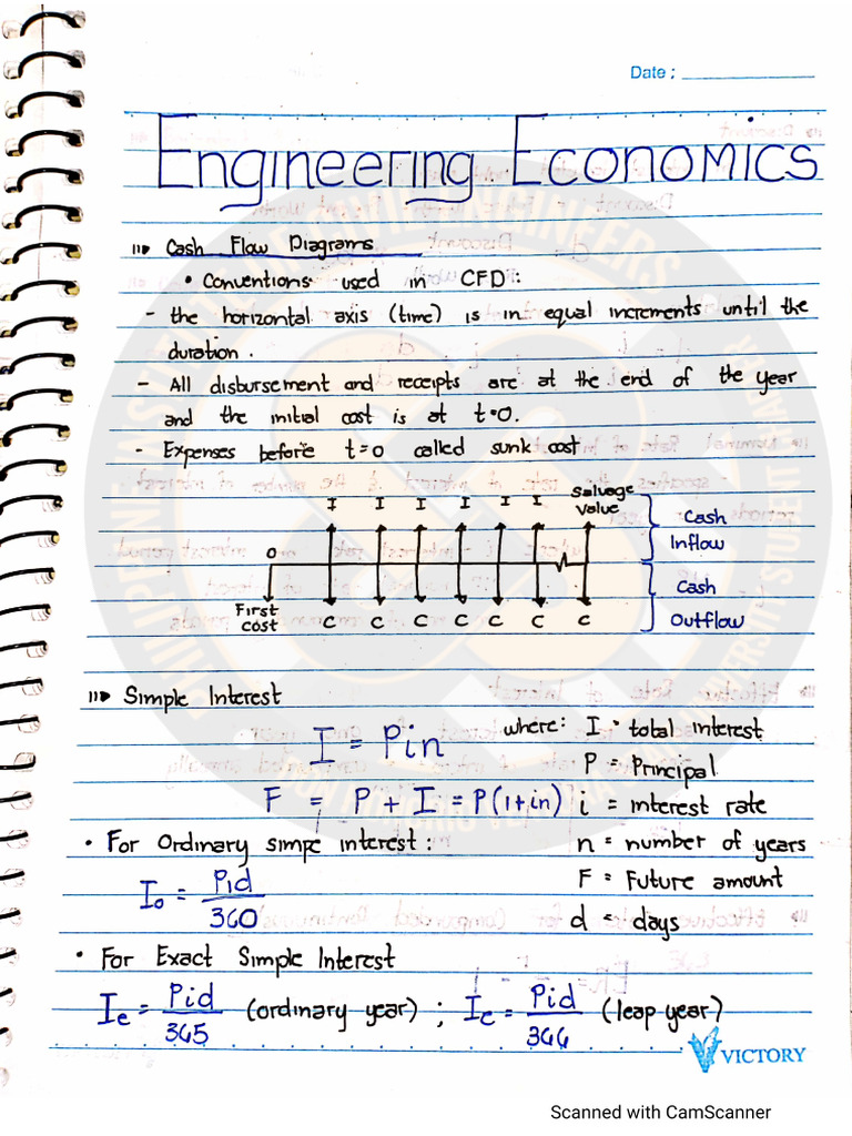 Engineering Economics Formulas (1) | PDF