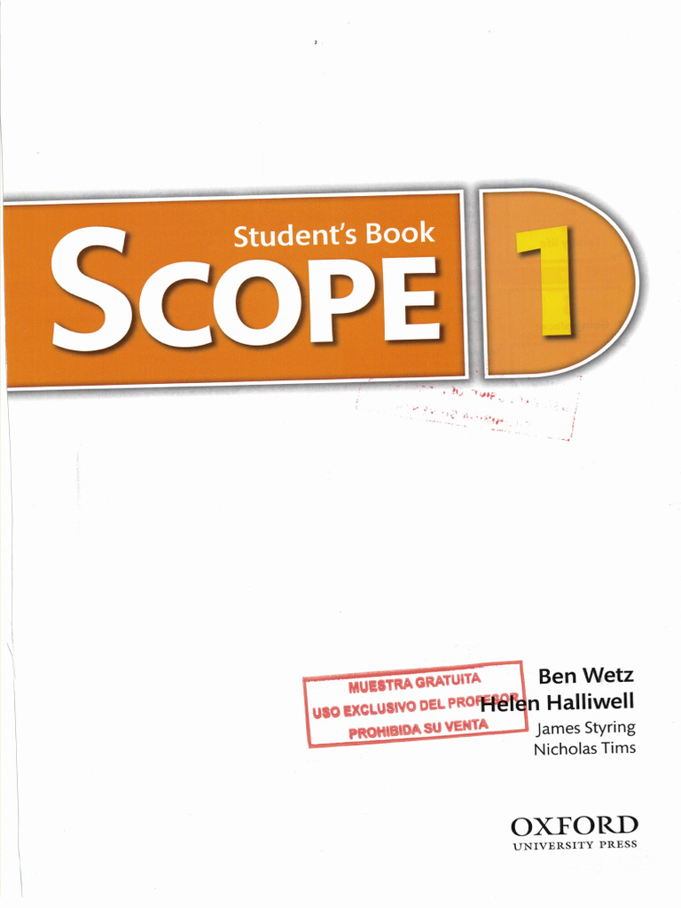 Scope 1 Student S Book | PDF