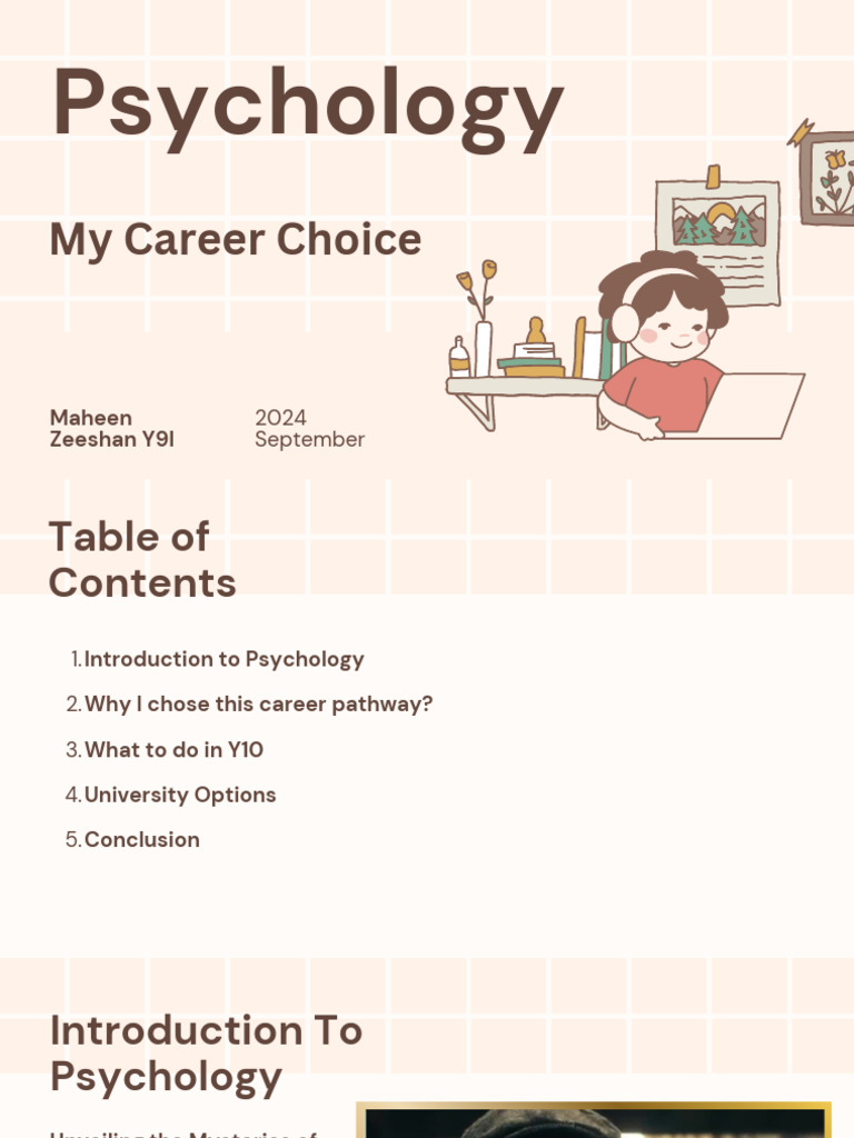 Career Path in Psychology Explained | PDF