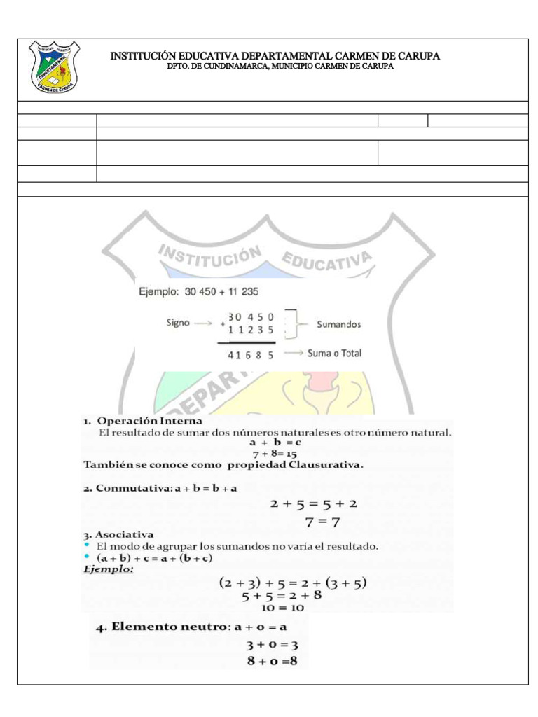 GUÍA_1_MATEMATICAS_SEXTO_ANDRES_BERNAL | PDF