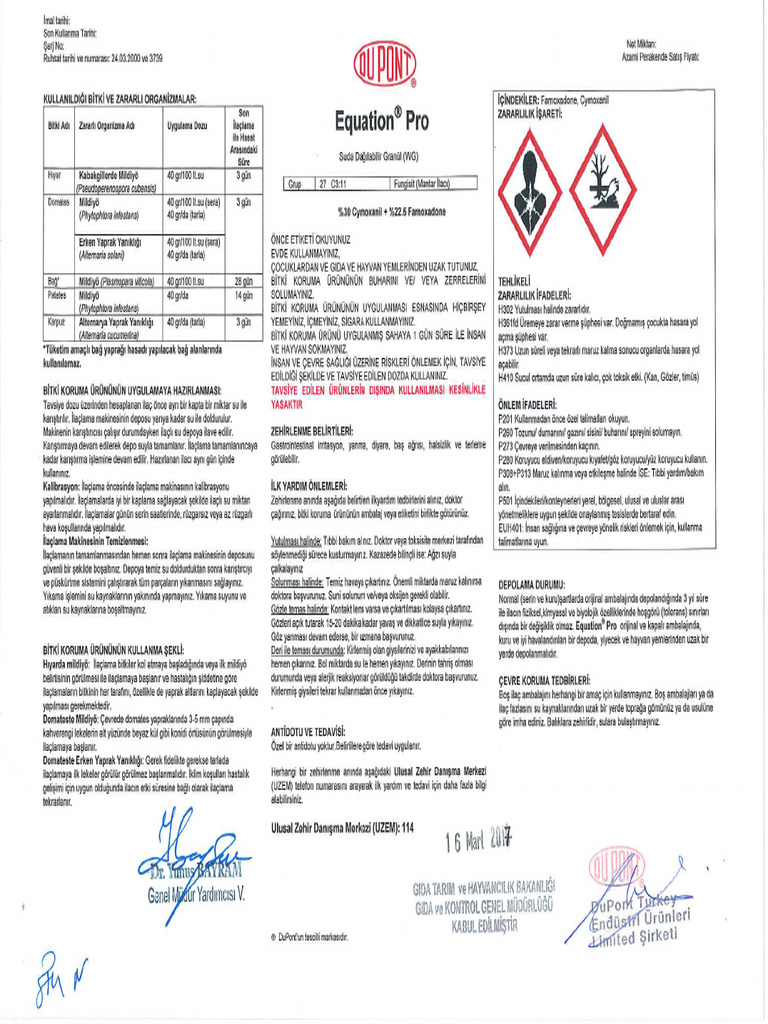 Equation Pro Etiket CLP | PDF